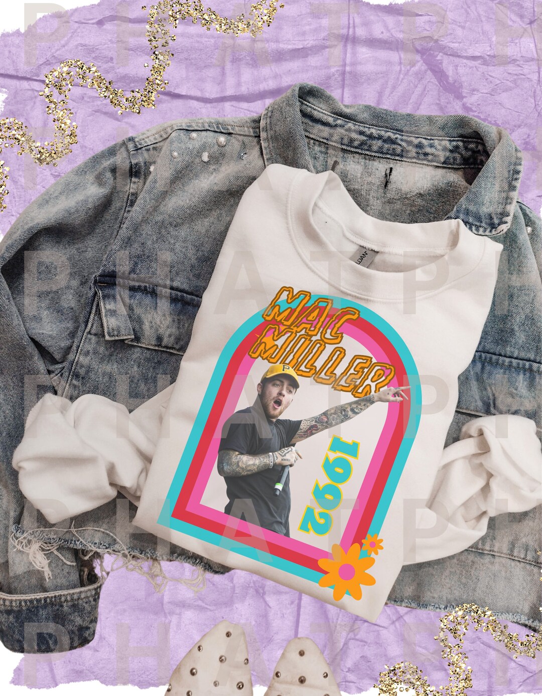 Mac PNG Retro Mac Miller PNG Trendy PNG 90s Aesthetic - Etsy