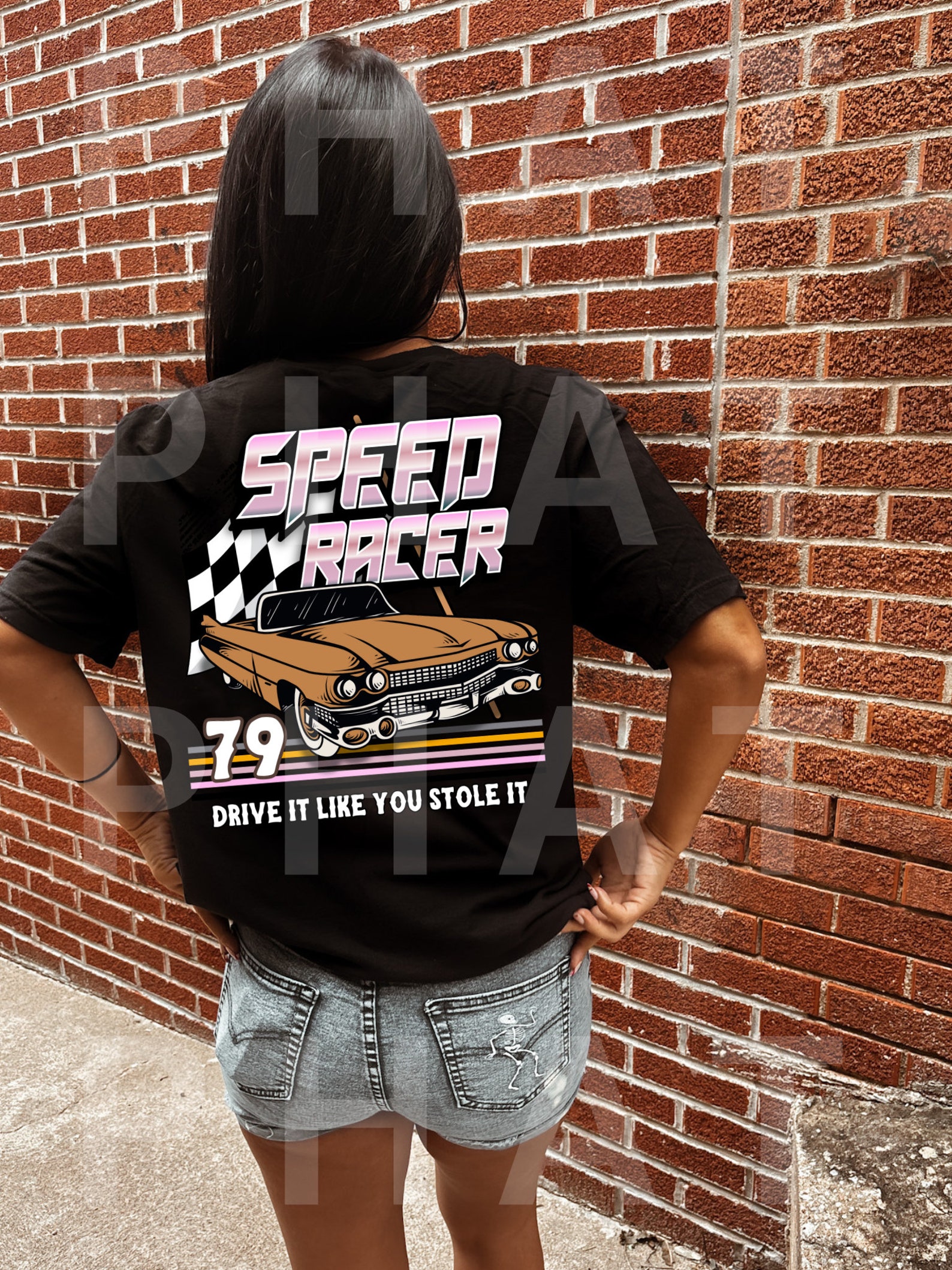 Vintage Speed Racer Png Checkered Aesthetic Retro Png Popular Trendy ...