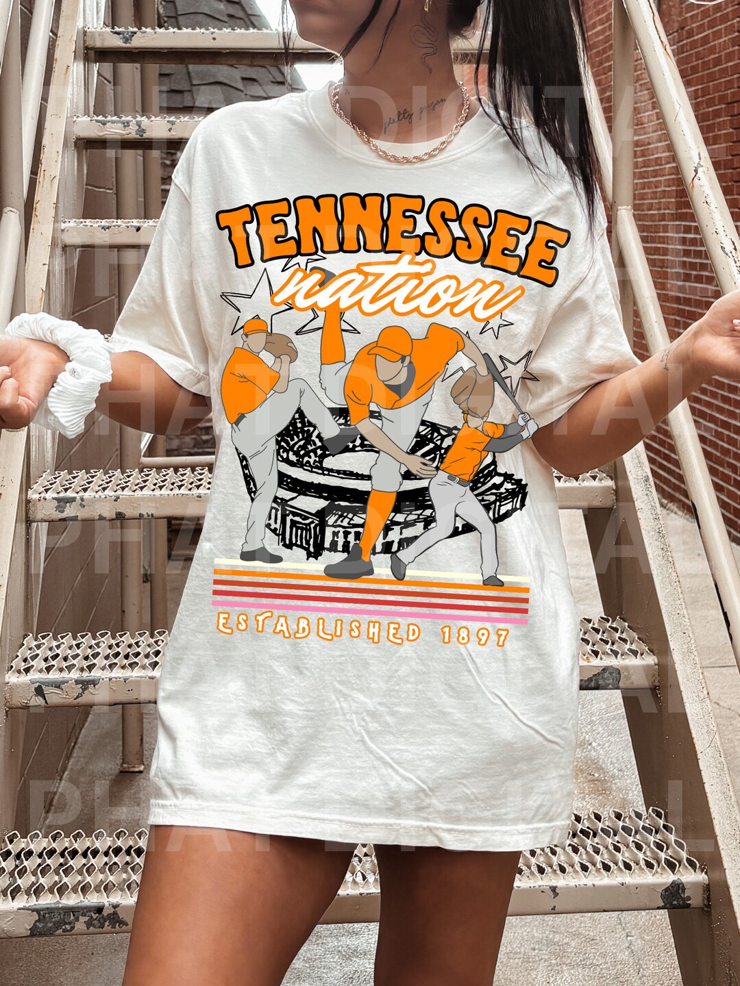 Vintage Tennessee Baseball Png Sports Team Png Popular Trending Png Dtf ...