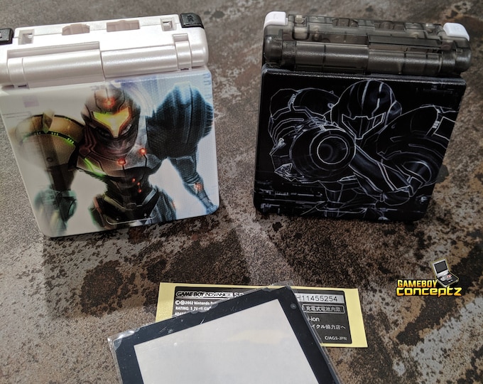 Gameboy Advance SP Custom Shell - Metroid - Etsy
