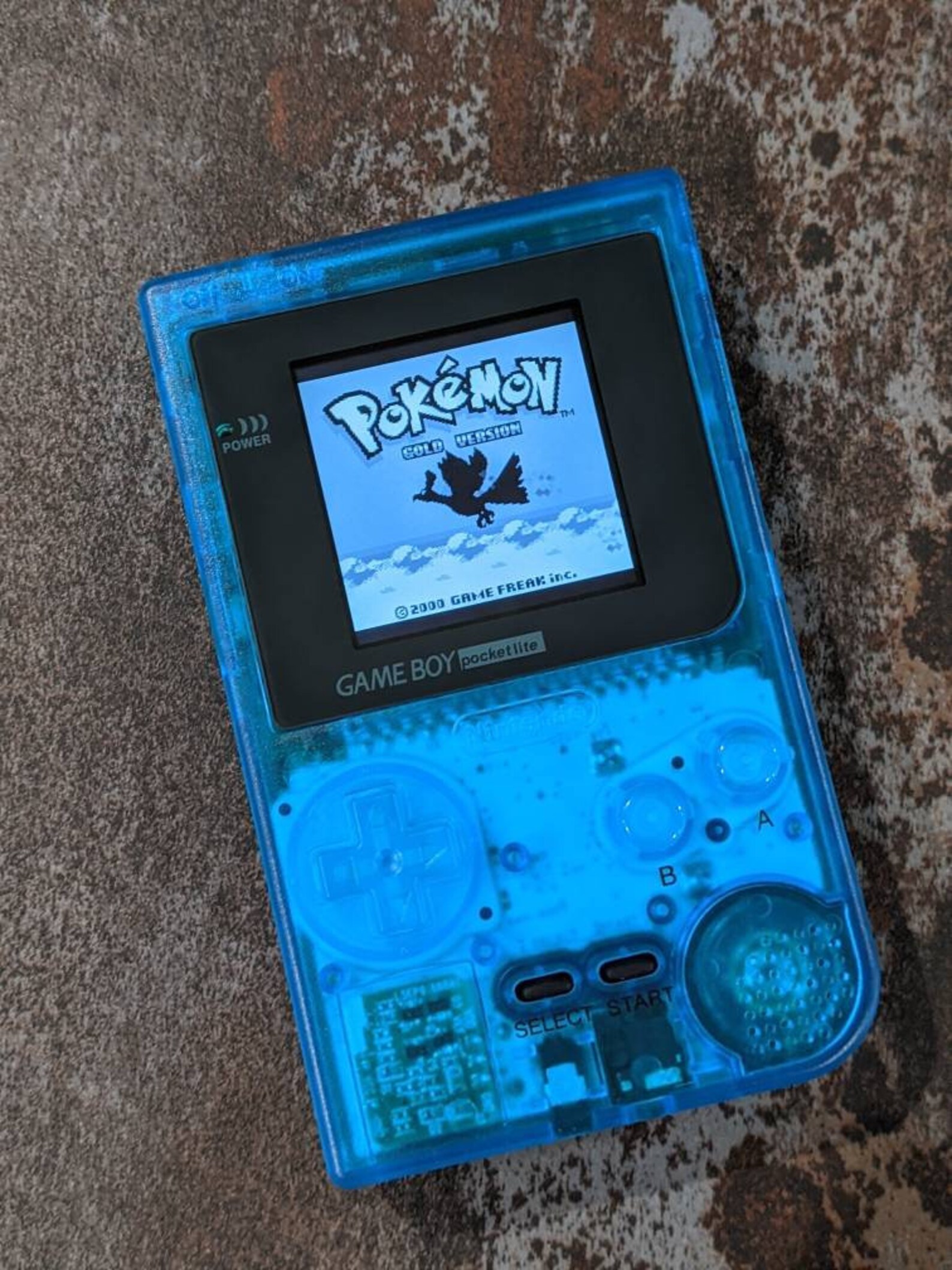 Custom Gameboy Pocket Backlight Screen Transparent Blue - Etsy