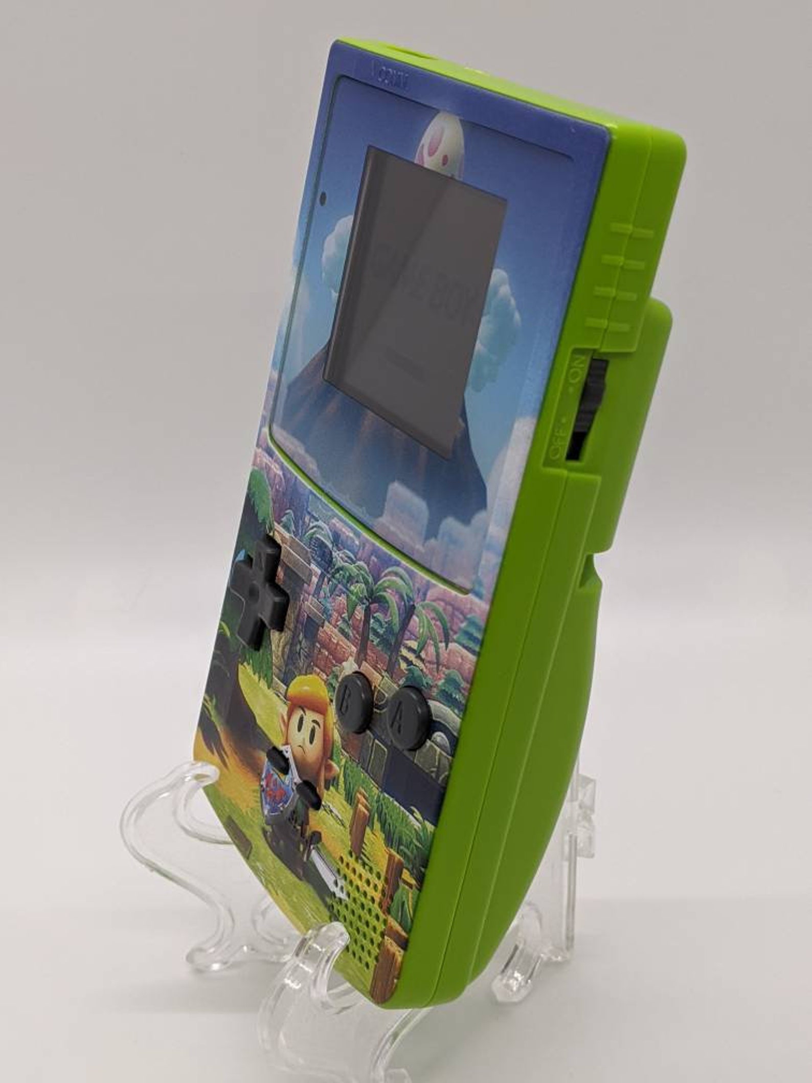 Custom Gameboy Color With Backlight Display Links Awakening - Etsy