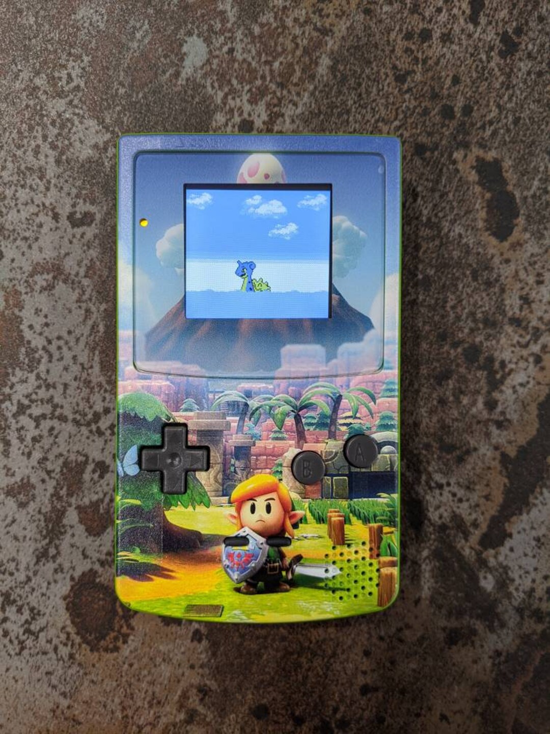 Custom Gameboy Color With Backlight Display, Links Awakening Design - Etsy