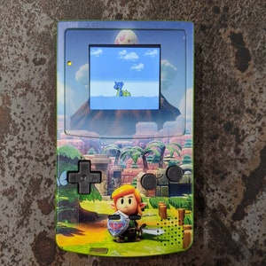 Custom Gameboy Color With Backlight Display, Links Awakening Design - Etsy