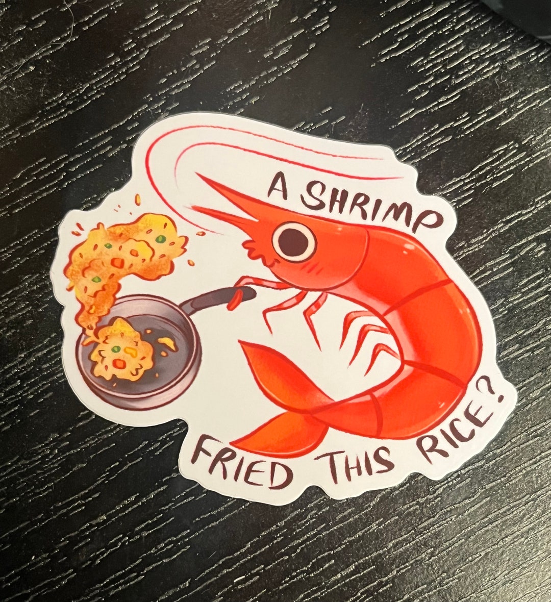 3 Shrimp Fried Rice Sticker - Etsy