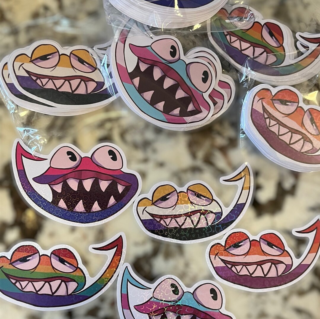 Jerma985 Jerma Germ Pride 3" Holographic Stickers - Etsy