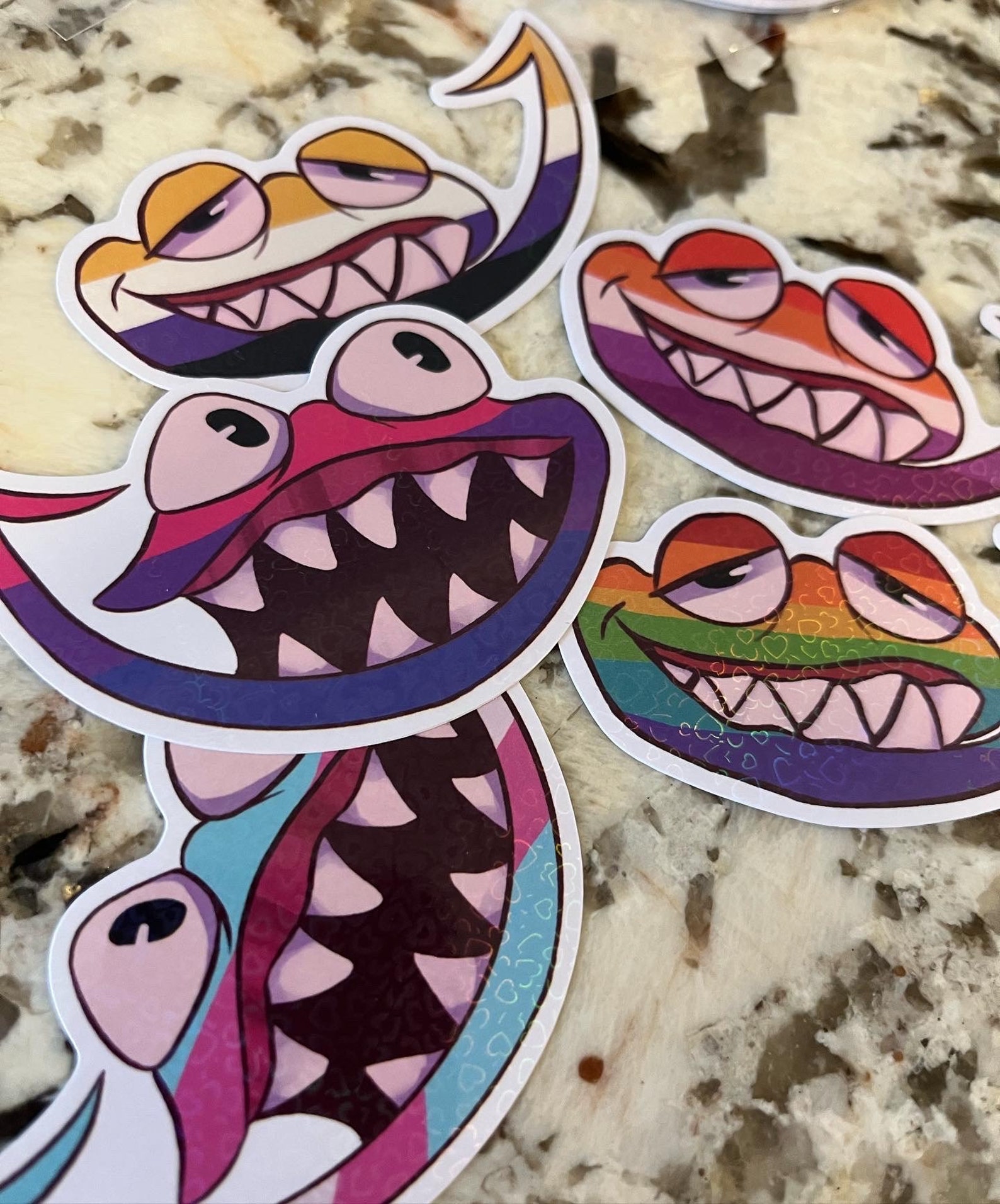 Jerma985 Jerma Germ Pride 3" Holographic Stickers - Etsy