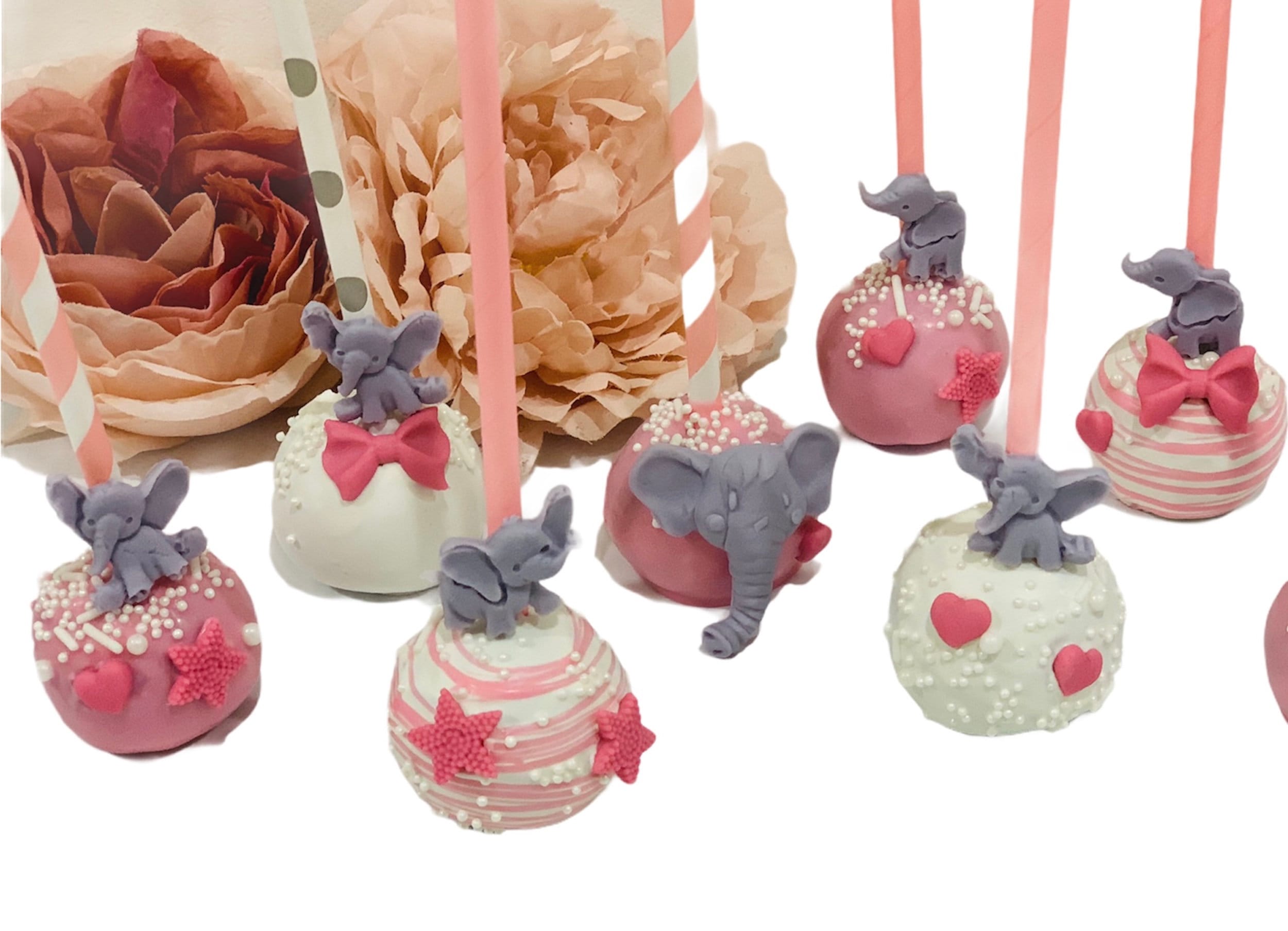 Elephant Pink Marsh Mellow Pops