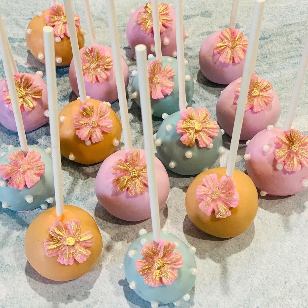 Customcake Pops, Sprinkle Cake Pops, Cake Pop Favors, Birthday Party ...