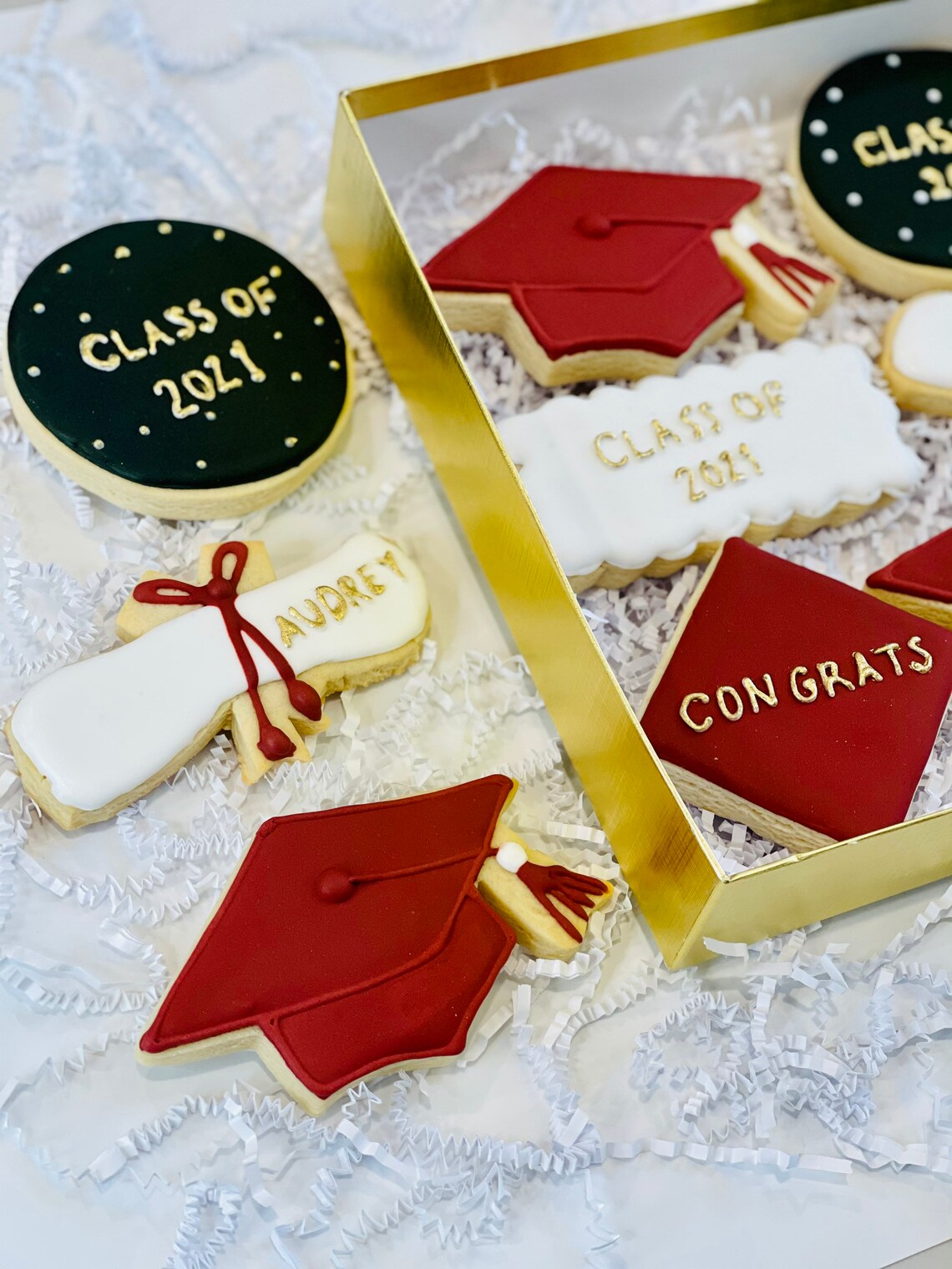 Graduation Sugar Cookies Graduation 2021 Gift Class of 2021 Party ...
