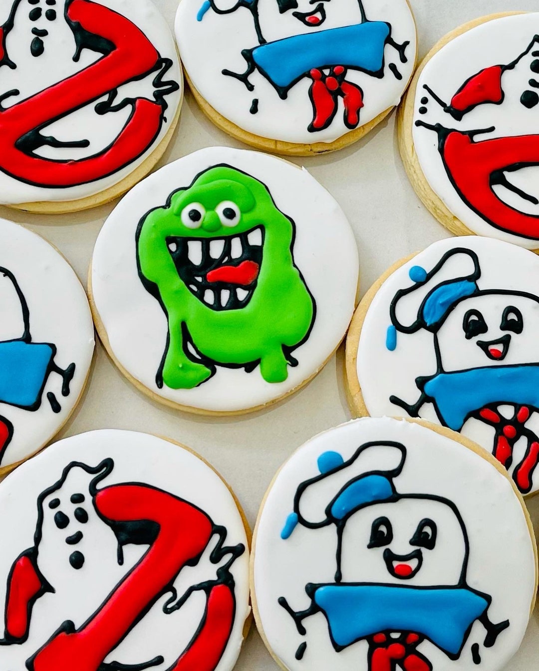 Ghostbusters Themed Sugar Cookies Desserts Ghostbusters - Etsy