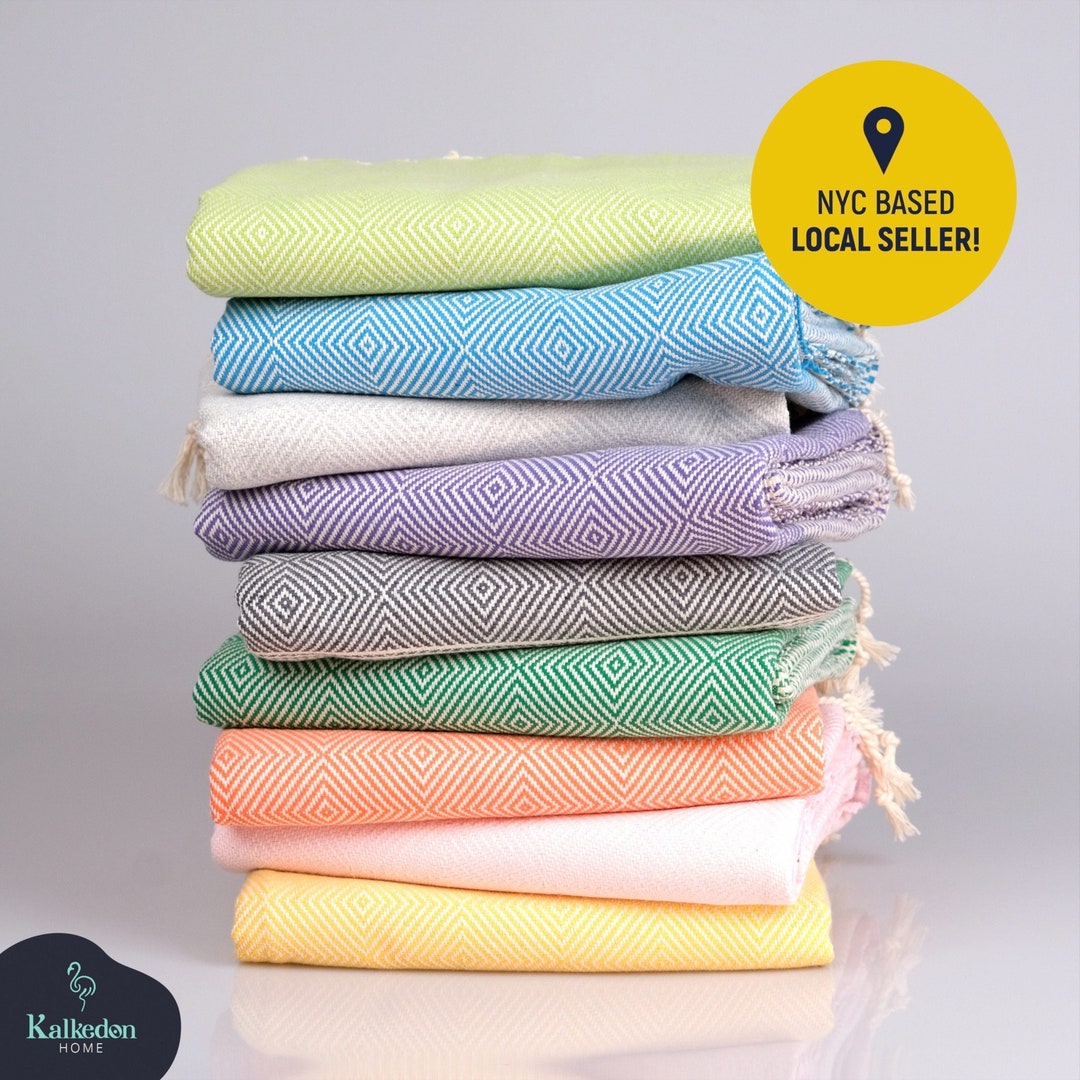 Cotton Throw Blanket | Turkish Towel |wedding Favors for Guests ...