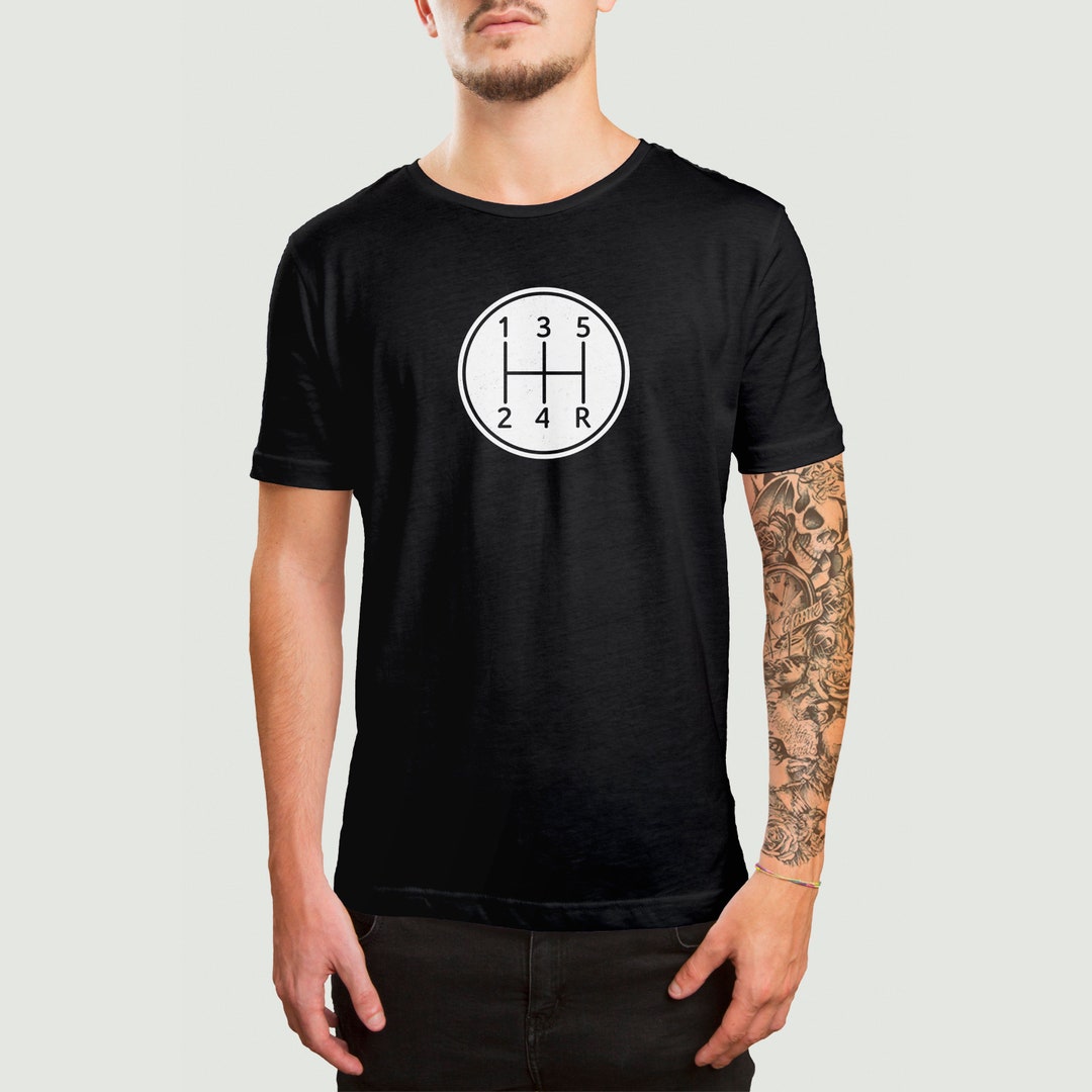5 Speed Shifter T-shirt, Manual Transmission Tshirt, Stick Shift Shirt ...