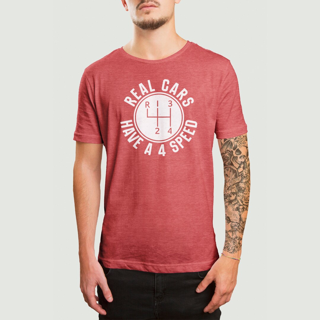 4 Speed Manual Transmission T-shirt: Gearhead Gift - Etsy