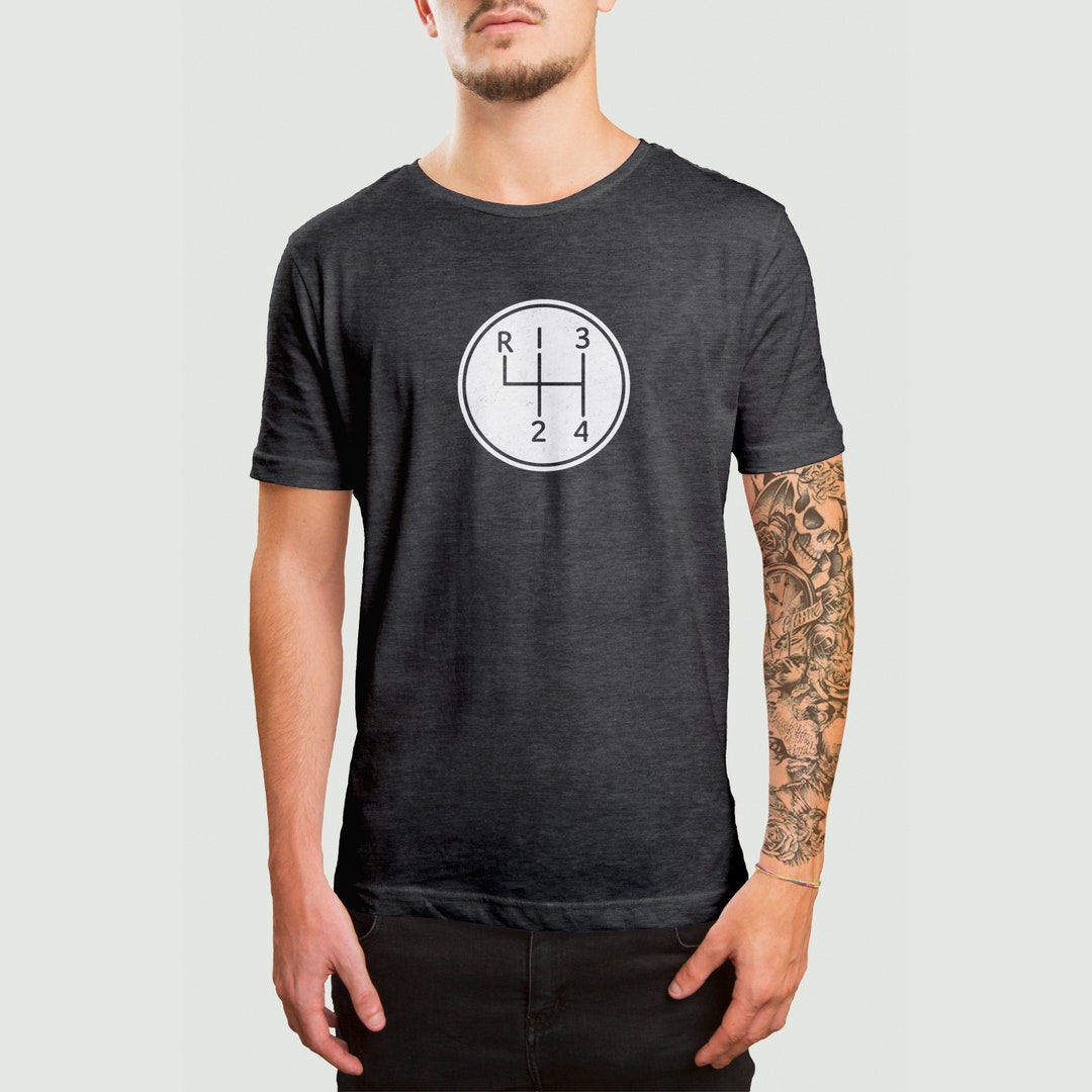 Manual Transmission T-shirt, Shifter Tshirt, 4 Speed Shifter T-shirt ...