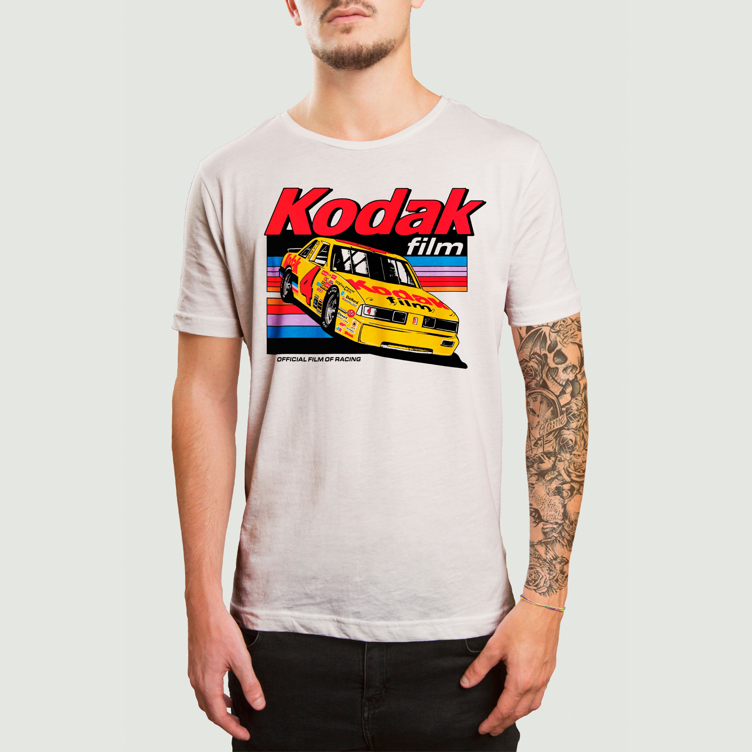 Retro Kodak Racing T-shirt: 80s Nascar Graphic Tee - Etsy