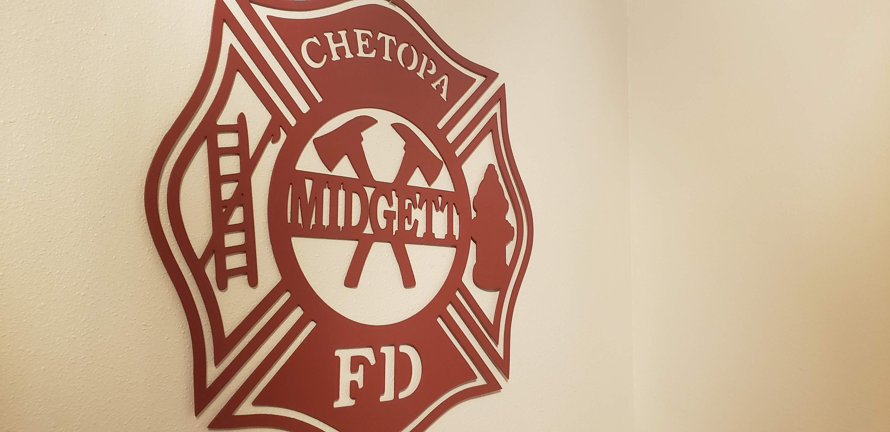 Custom Metal Fireman Shield Personalized Firefighter Emblem | Etsy