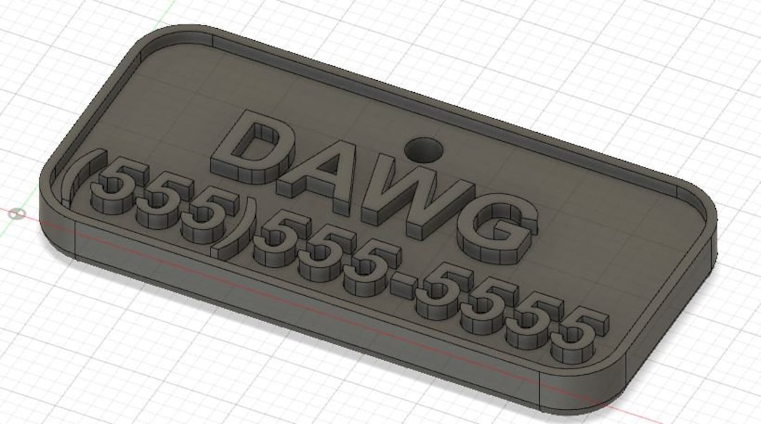 Custom Dog Tag File for 3d Printing Stl and 3mf Files - Etsy