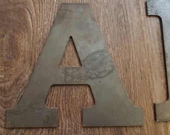 Rusty Metal Letters - Etsy