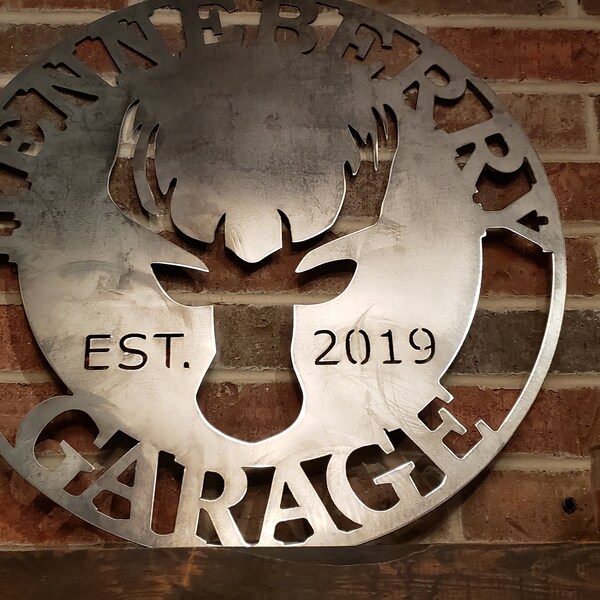 Custom Metal Cutout Sign Deer - Etsy