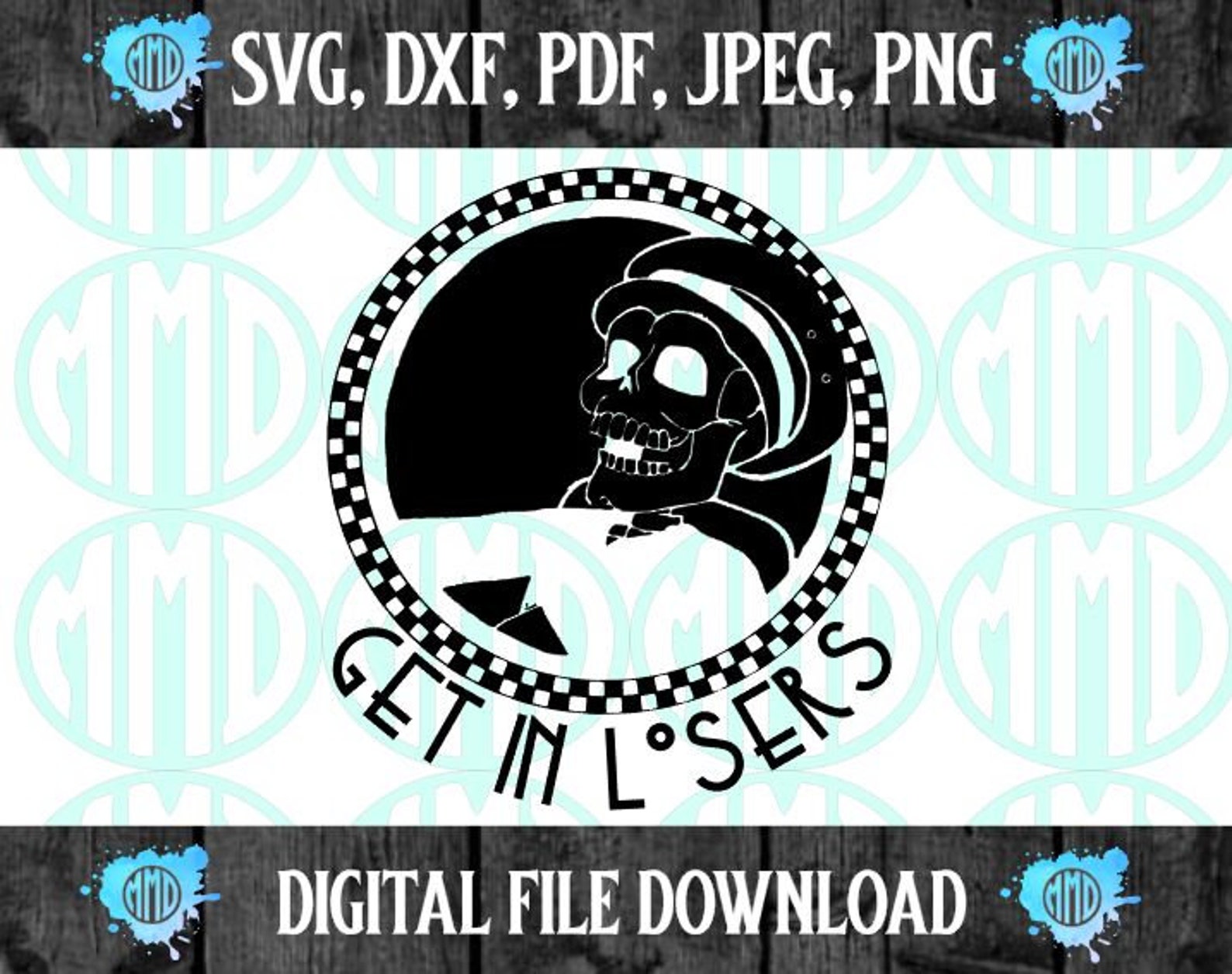 Halloweentown Benny Get in Losers SVG Digital File for Cricut or ...