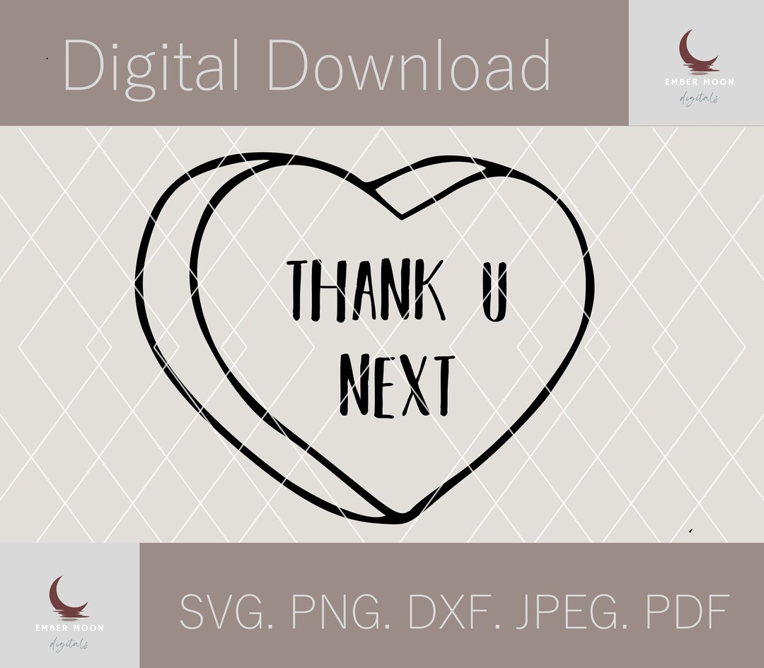 Thank You Next Svg, Candy Heart Anti Valentines Day, Tshirt Design- Cut ...