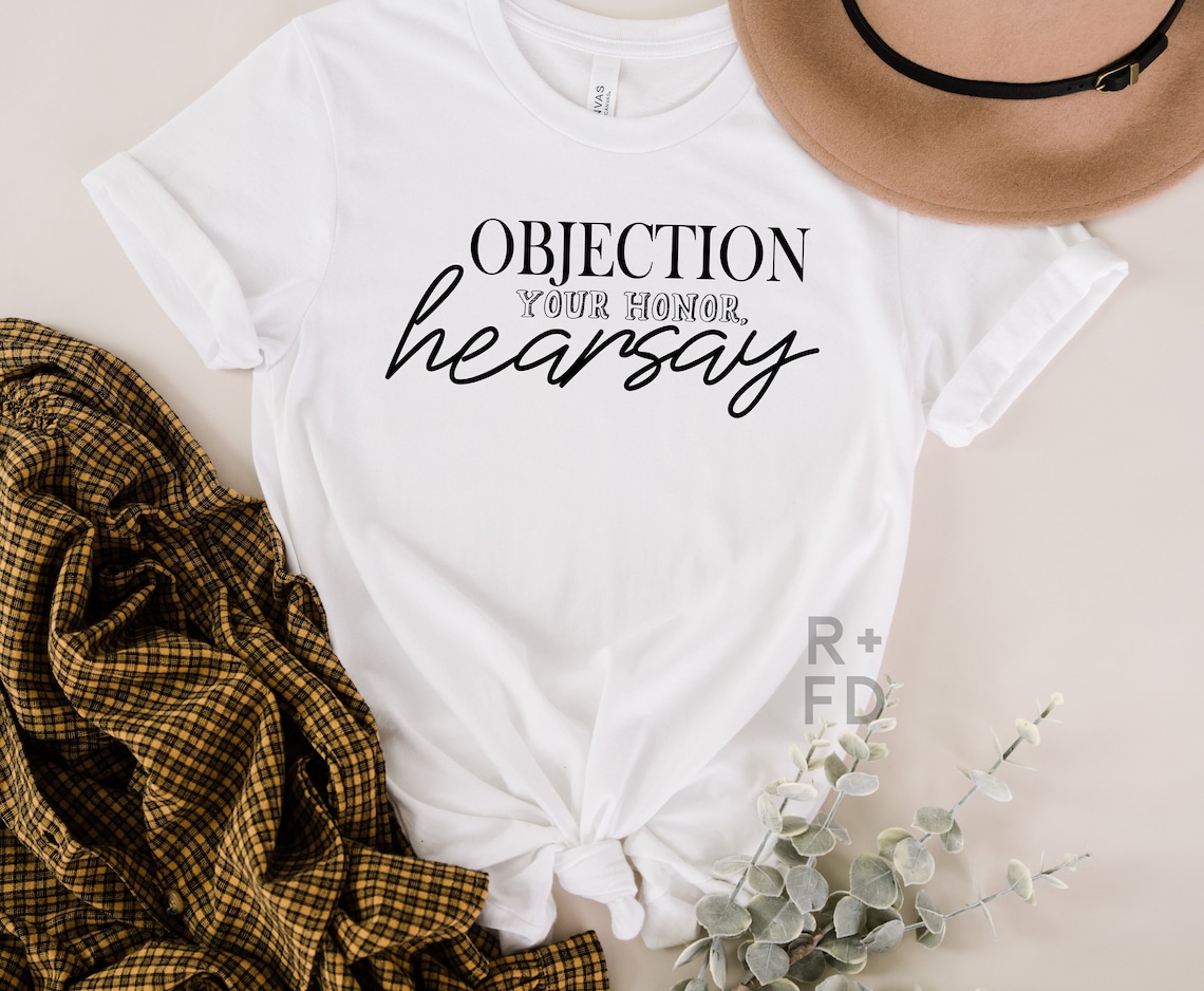 Objection Your Honor Hearsay SVG Funny Mega Pint SVG Depp | Etsy