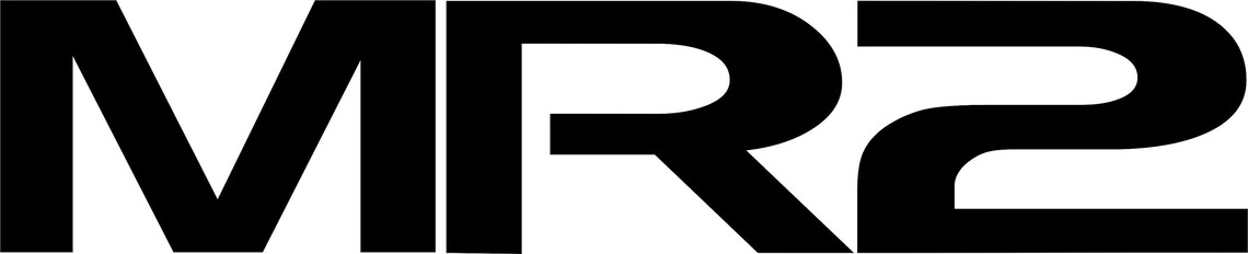 MR2 Lettering CNC Svg Jpeg Eps Clipart Stencil | Etsy