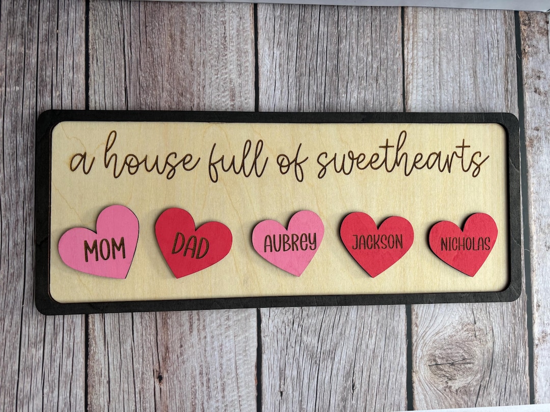 House Full of Sweethearts | Valentines Day Decor | Valentines Day Sign ...