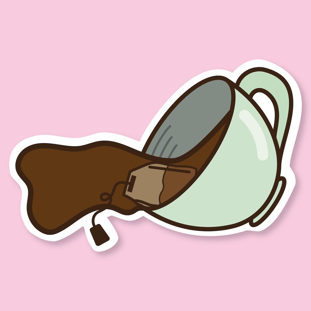 Spill the Tea Vinyl Sticker for Laptop (2"x3") - Etsy