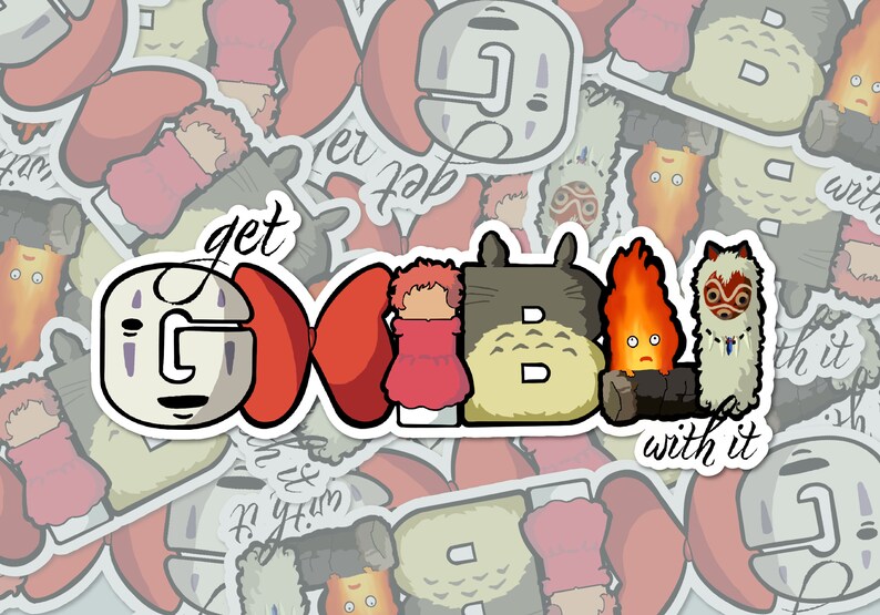 Get Ghibli With It: Studio Ghibli Png File for Download - Etsy