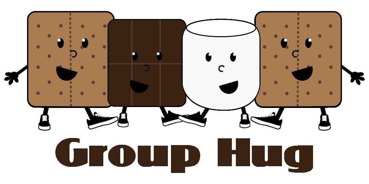 S'mores Group Hug Sticker - Etsy