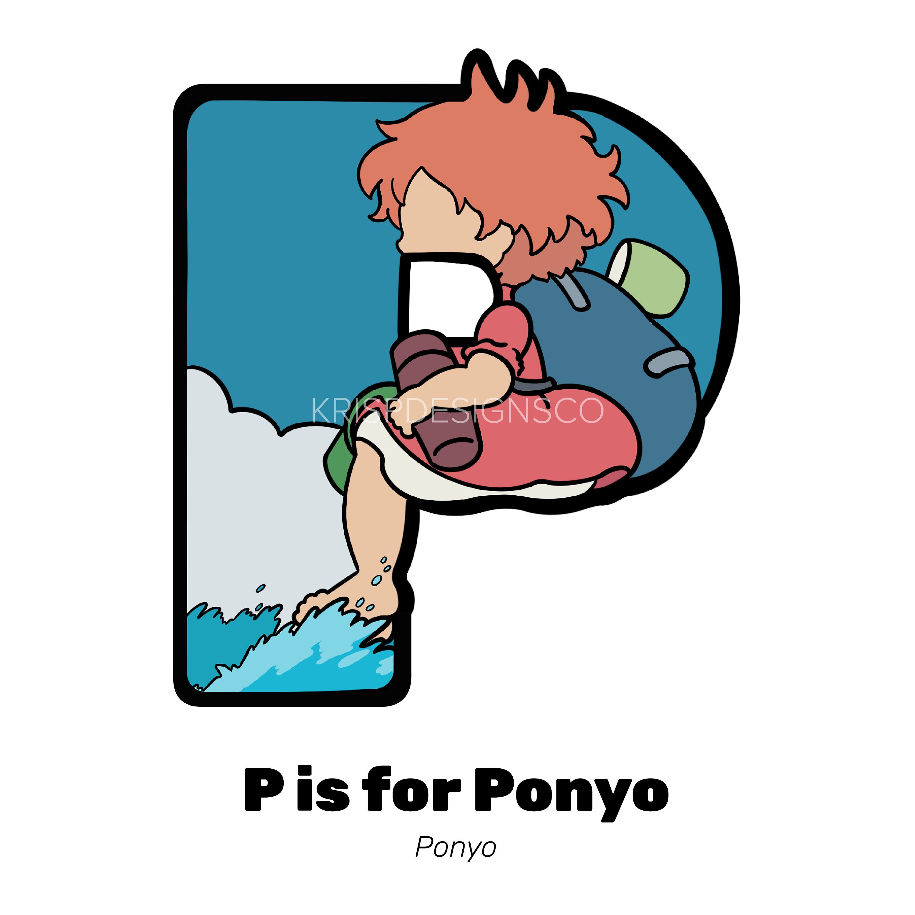 Studio Ghibli Alphabet - Etsy