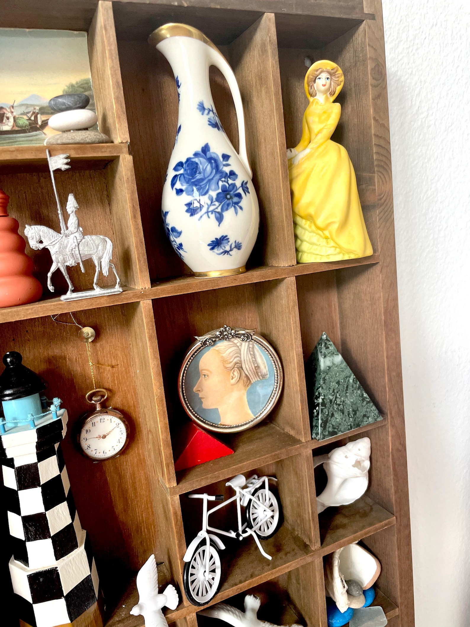 Shadowbox Concrete Effect Curiosities Shelf, Oddities Display, Wall ...