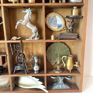 Shadow Box, Miniature, Collection of Vintage Curios Components, Altered ...