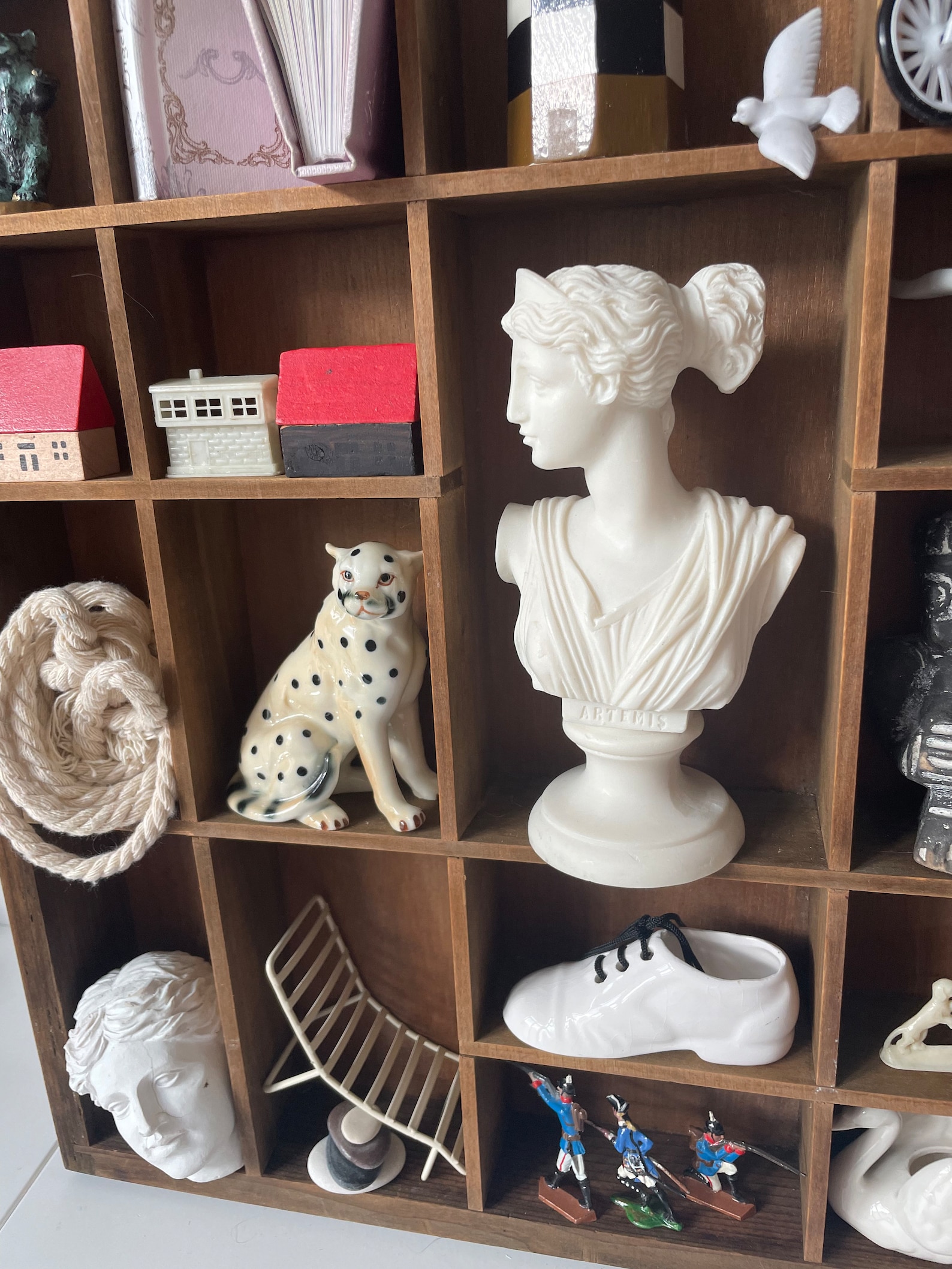 Shadowbox Concrete Effect Curiosities Shelf, Oddities Display, Wall ...