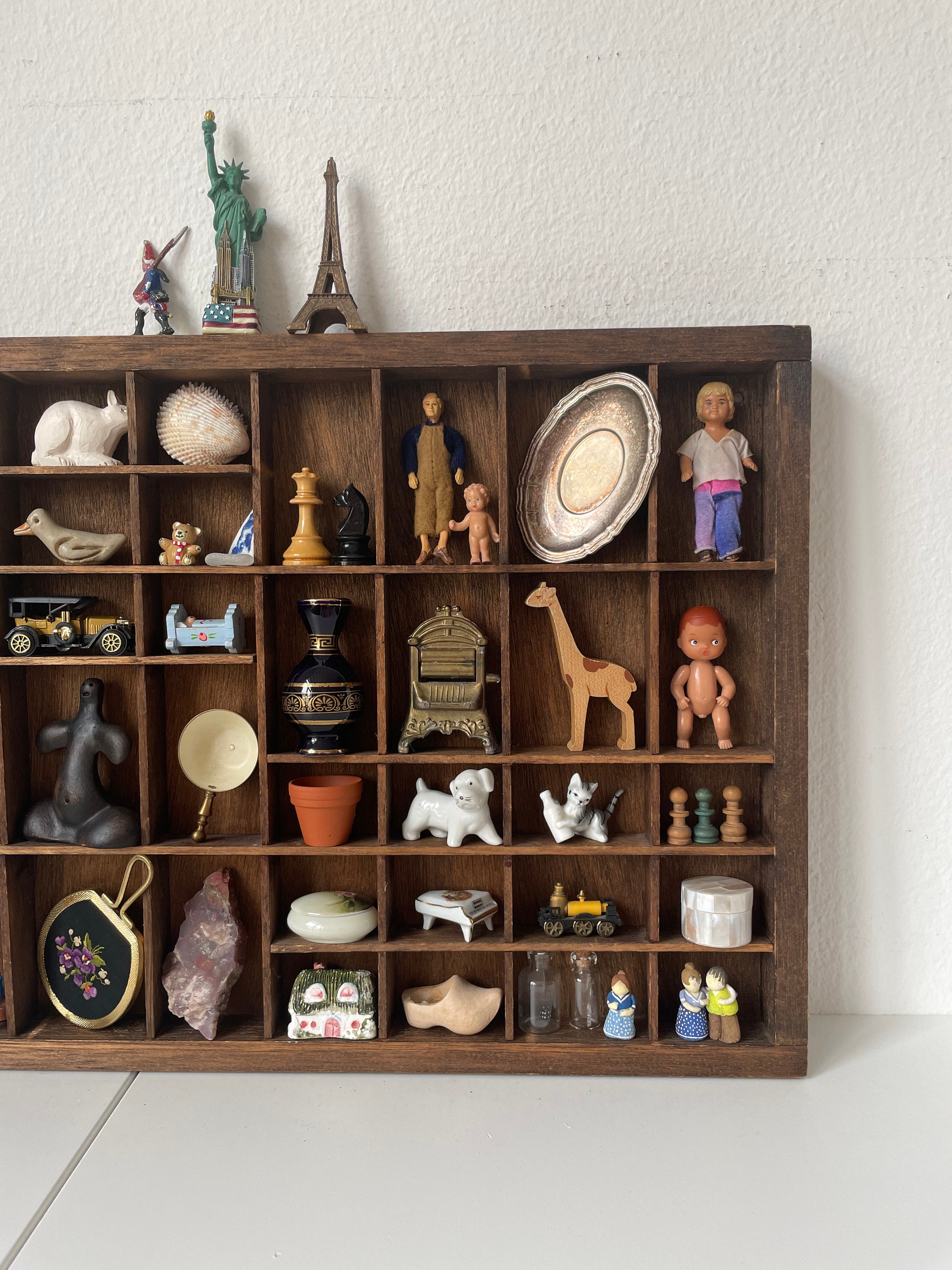 Shadow Box, Miniature, Collection of Vintage Curios Components, Altered ...