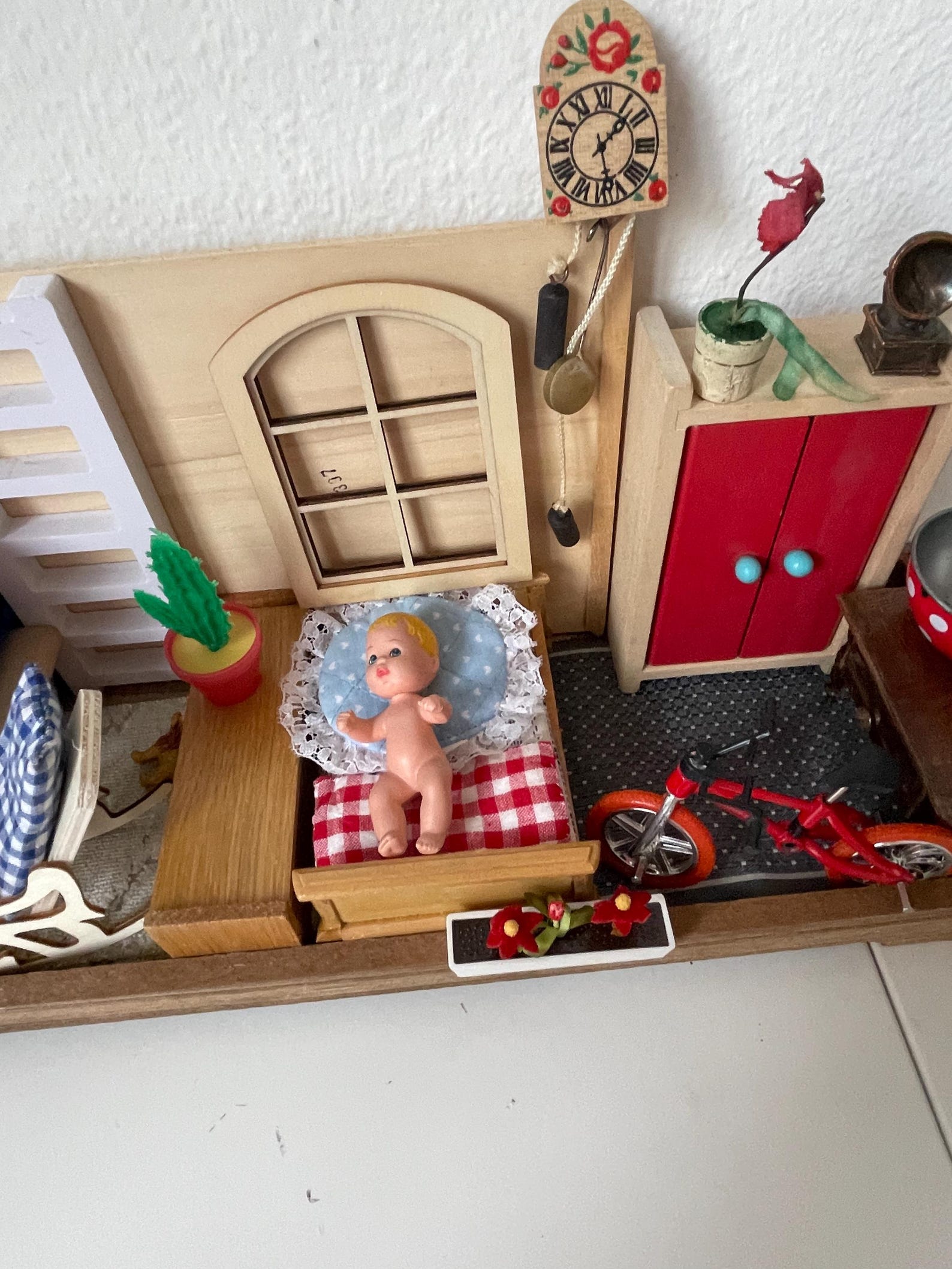 Roombox, Diorama, Shadow Box Room, Vintage, Handmade, Miniature Room ...