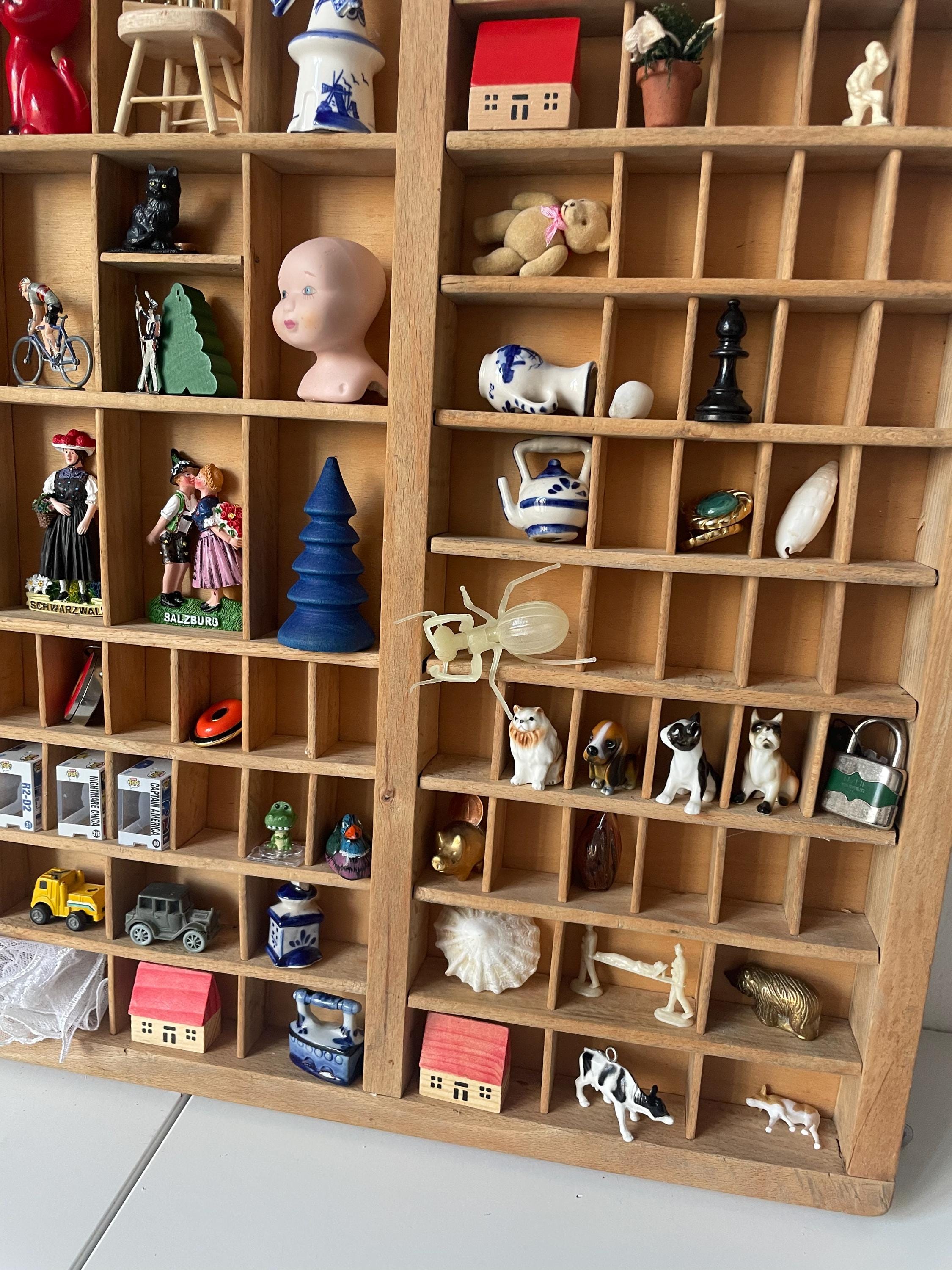 Shadowbox, Collection of Miniatures and Knick-knacks, Antique ...