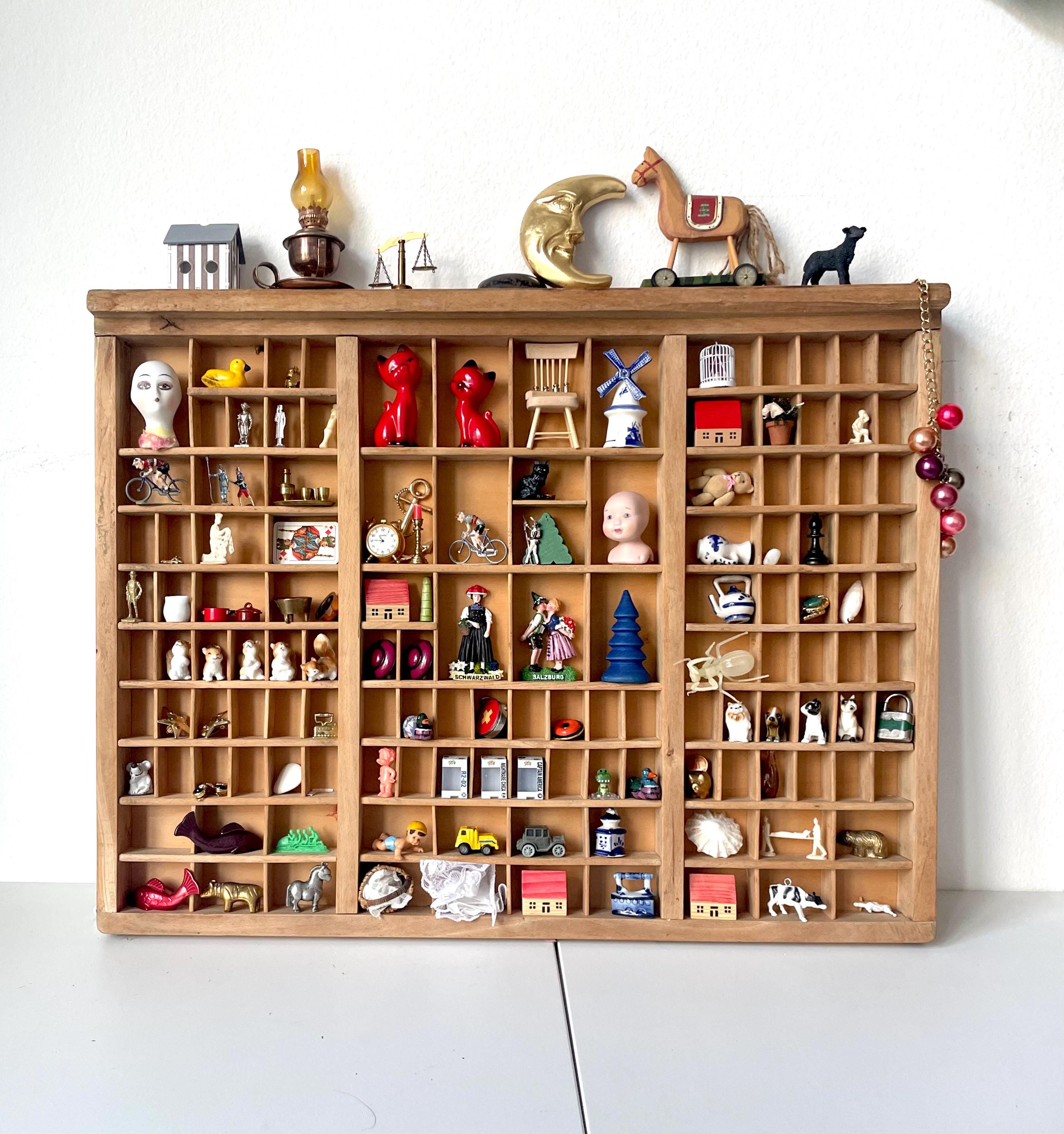 Shadowbox, Collection of Miniatures and Knick-knacks, Antique ...