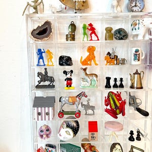 Shadow Box, Miniature, Collection of Vintage Curios Components, Altered ...