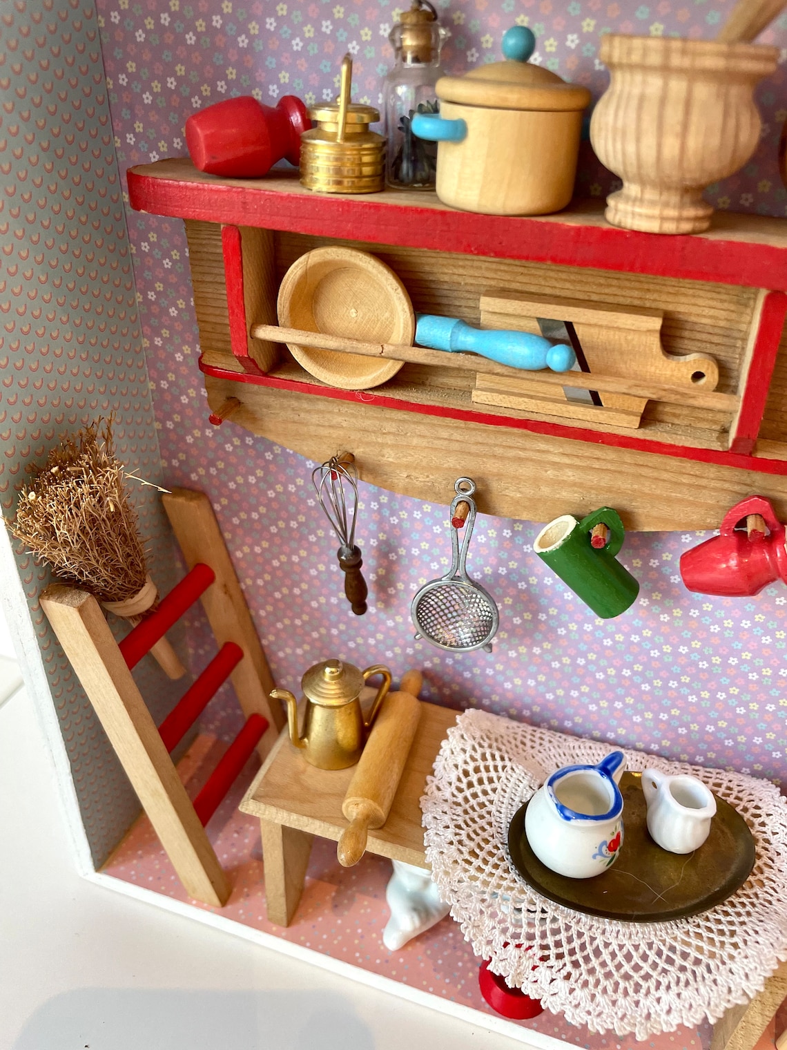 Vintage Kitchen Diorama, Altar Interior Decoration Made From Vintage ...