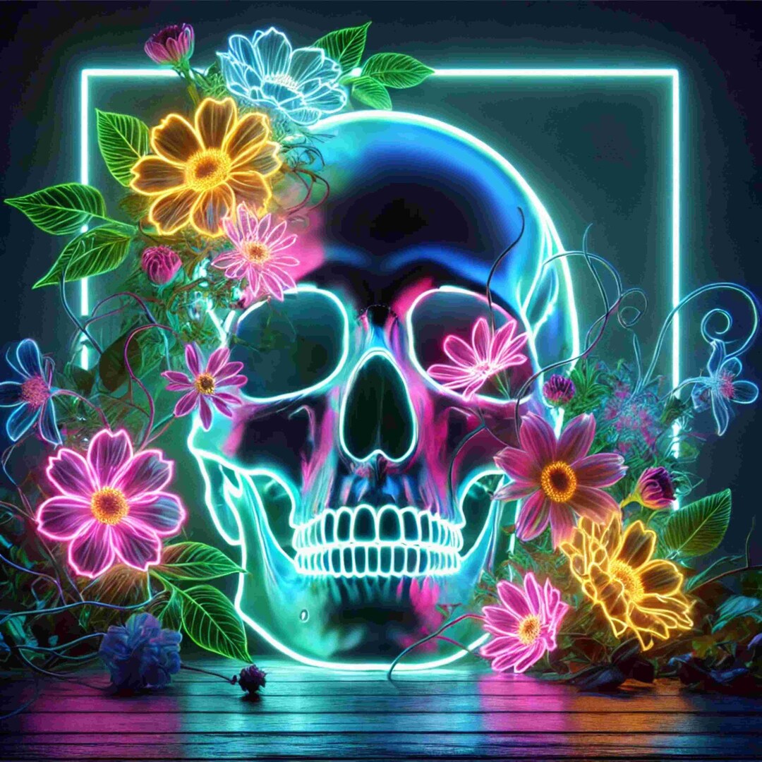 DIGITAL DOWNLOAD Neon Wall Art Retro Neon Sign Man Cave Decor Vintage ...