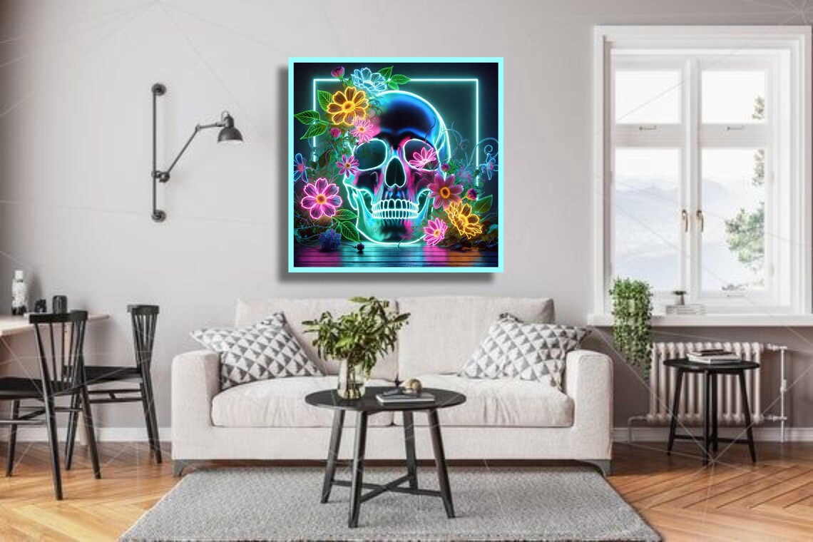 DIGITAL DOWNLOAD Neon Wall Art Retro Neon Sign Man Cave Decor Vintage ...