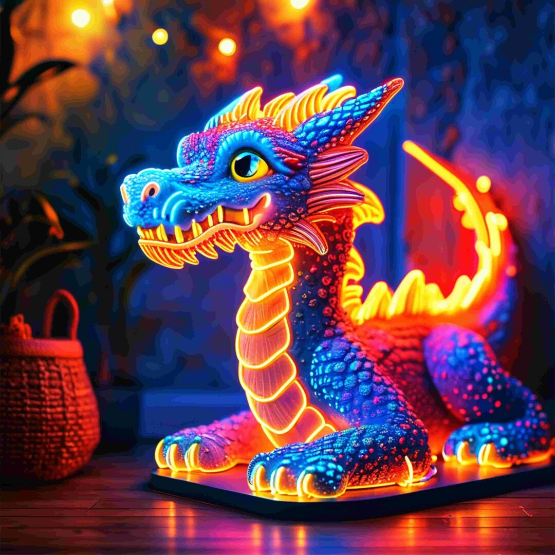 DIGITAL DOWNLOAD Neon Wall Art Retro Neon Sign Man Cave Decor Vintage ...