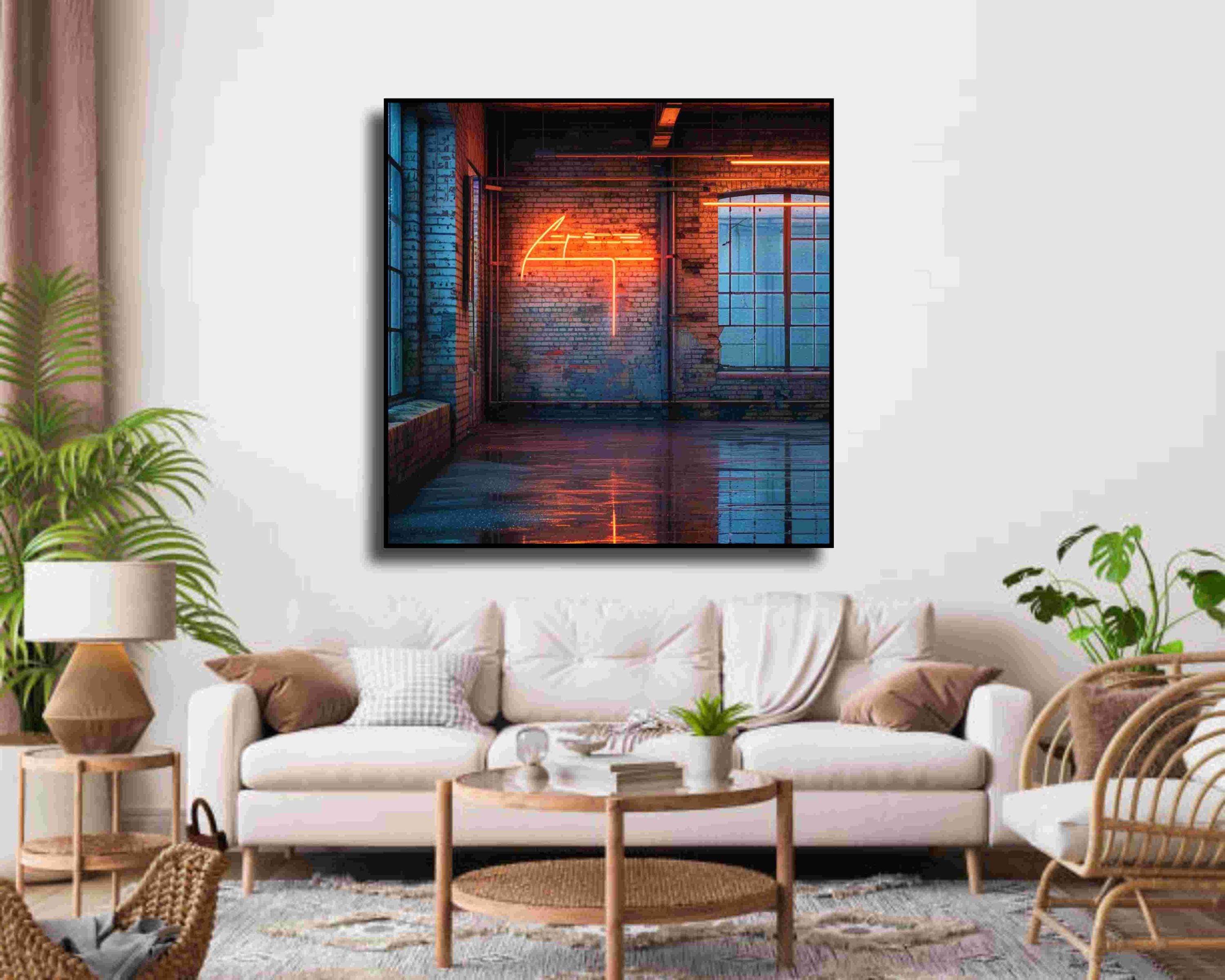 DIGITAL DOWNLOAD Neon Wall Art Retro Neon Sign Man Cave Decor Vintage ...