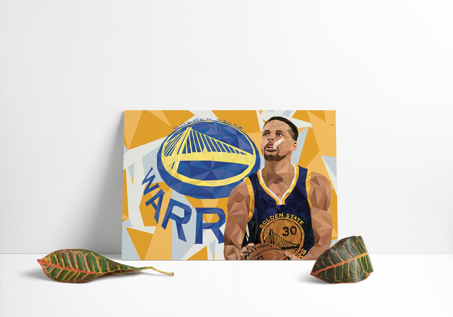 Steph Curry Geometric Artwork Poster - Etsy