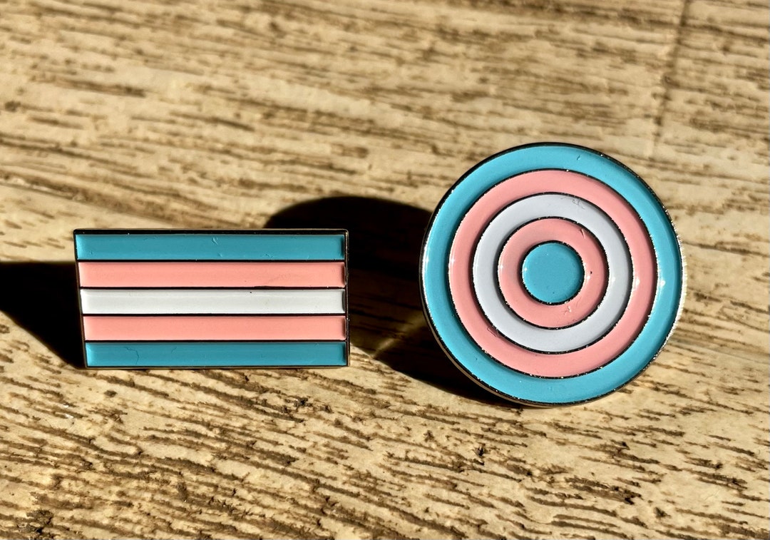 Transgender Pride Enamel Pin Set: LGBTQ+ Lapel Badges - Charity Support ...