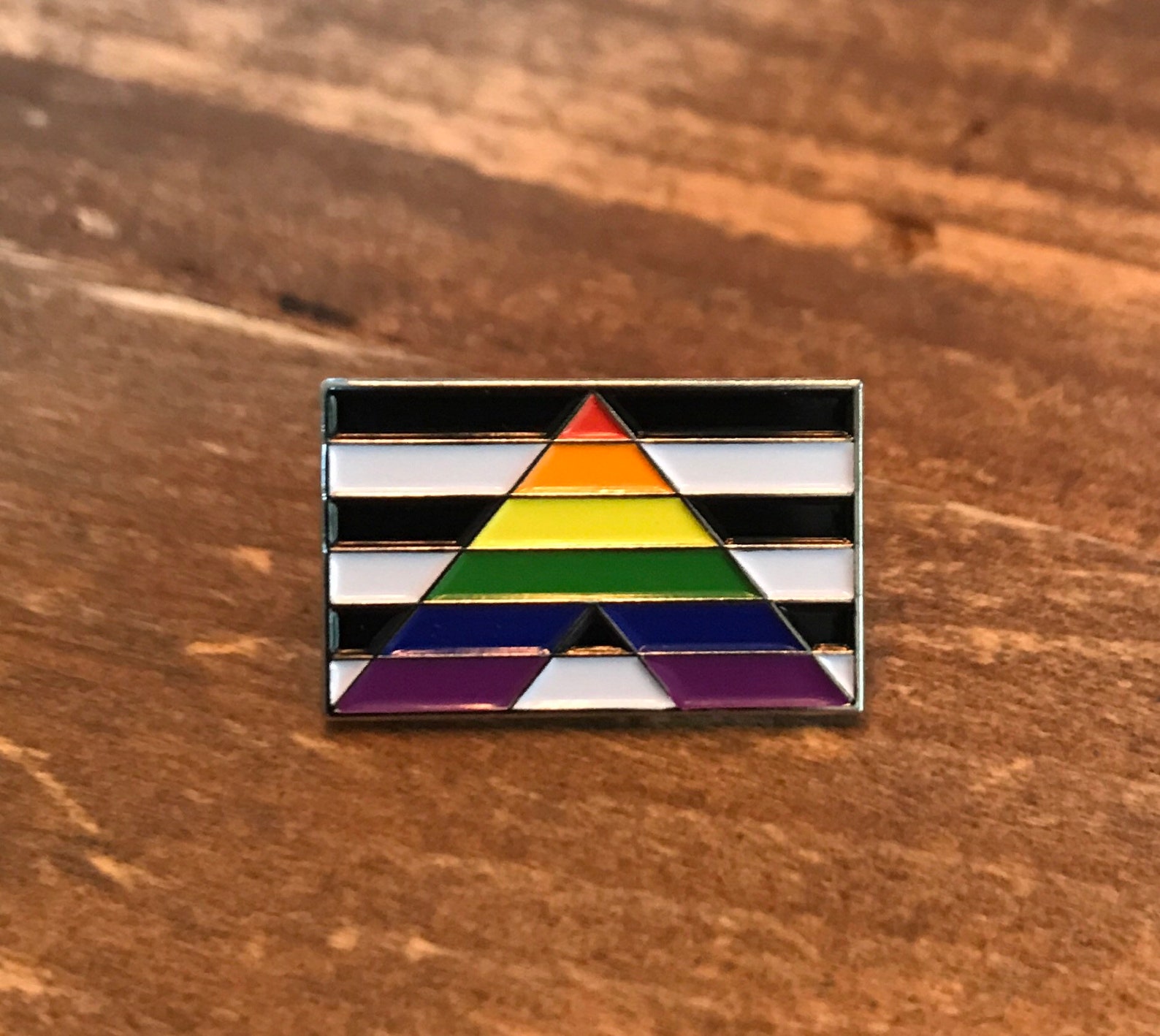 Gay Ally LGBTQ Rainbow Flag 1 Lapel Pin Badge LGBT | Etsy