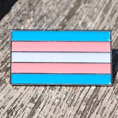Transgender Trans Classic Pride Flag Pin Badge Pinback Button - Etsy